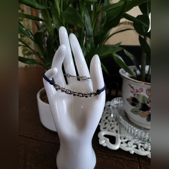Chloe + Isabel | Jewelry | Chloe Isabel Blue Leather Bracelet | Poshmark